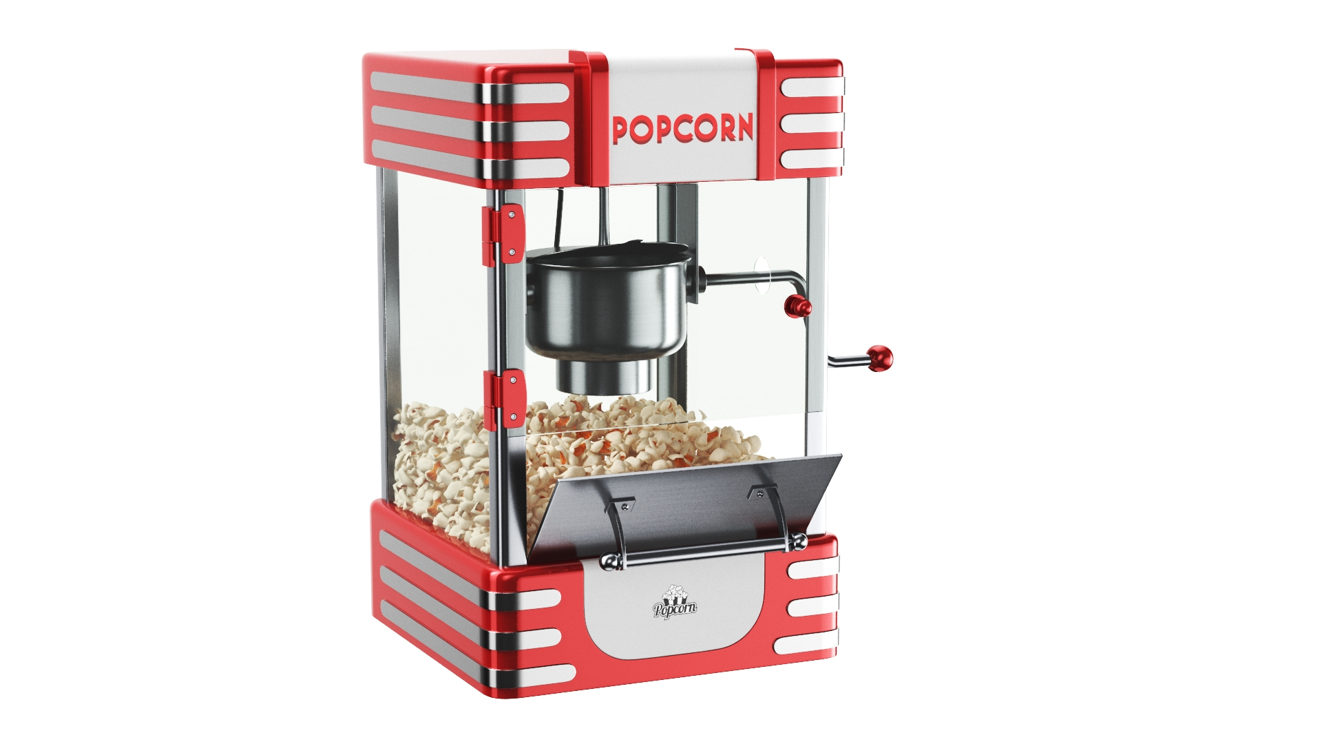 3D Detailed Popcorn Cart Bicycle Model - TurboSquid 2330685