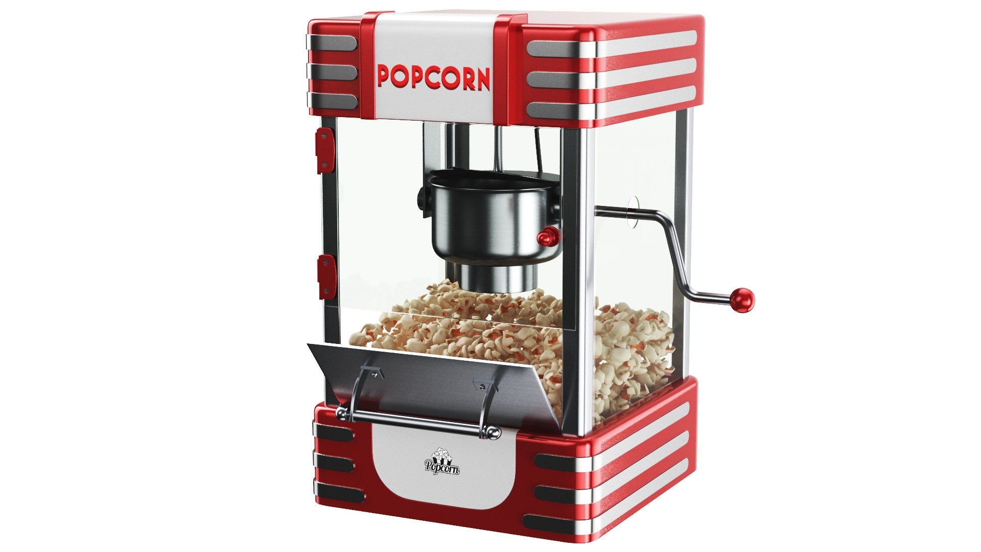 3D Detailed Popcorn Cart Bicycle Model - TurboSquid 2330685