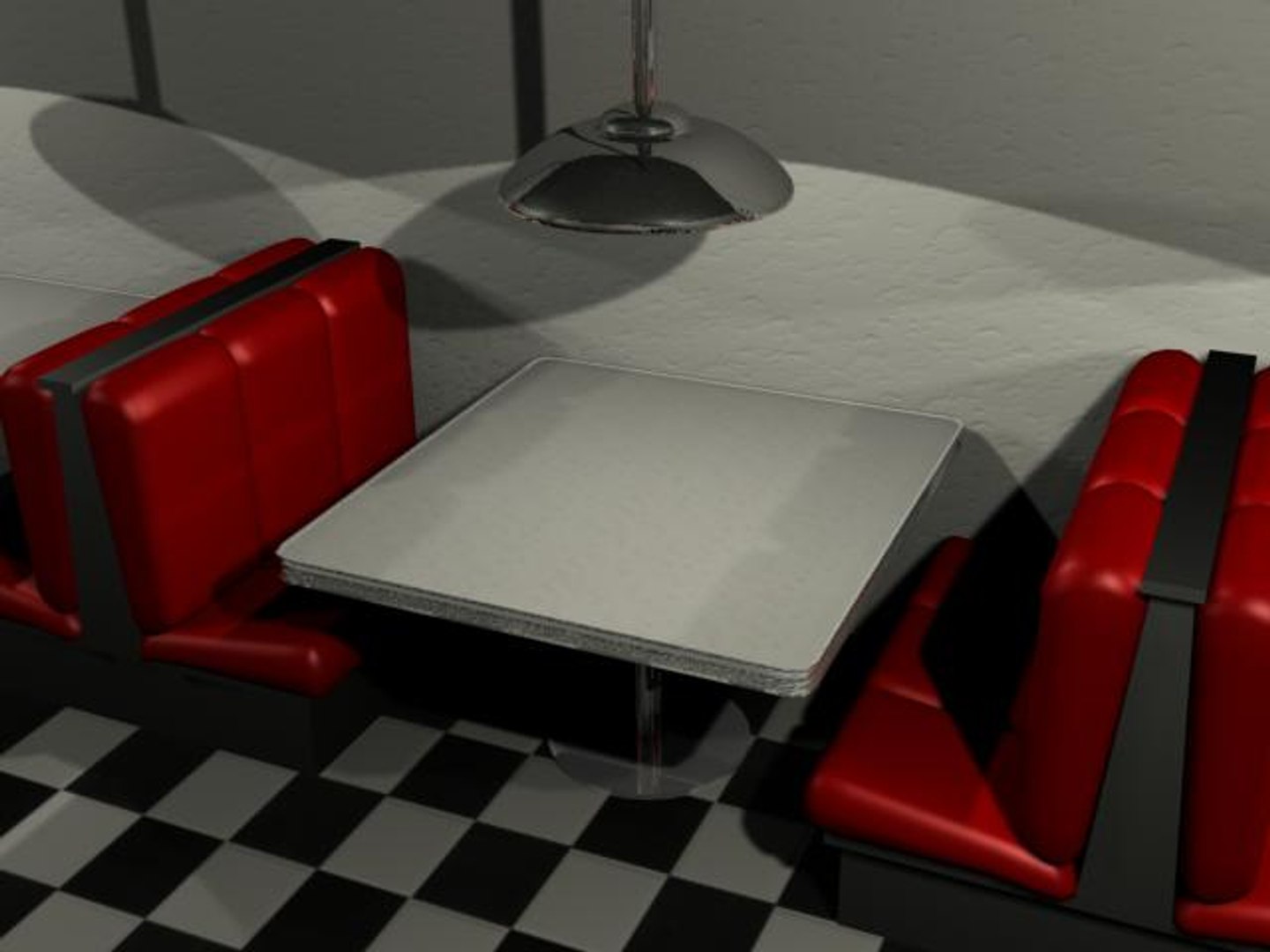 3d diner model