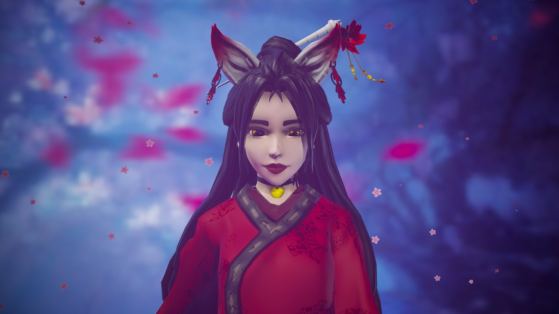 Night Kitsune 3D Model - TurboSquid 1727949