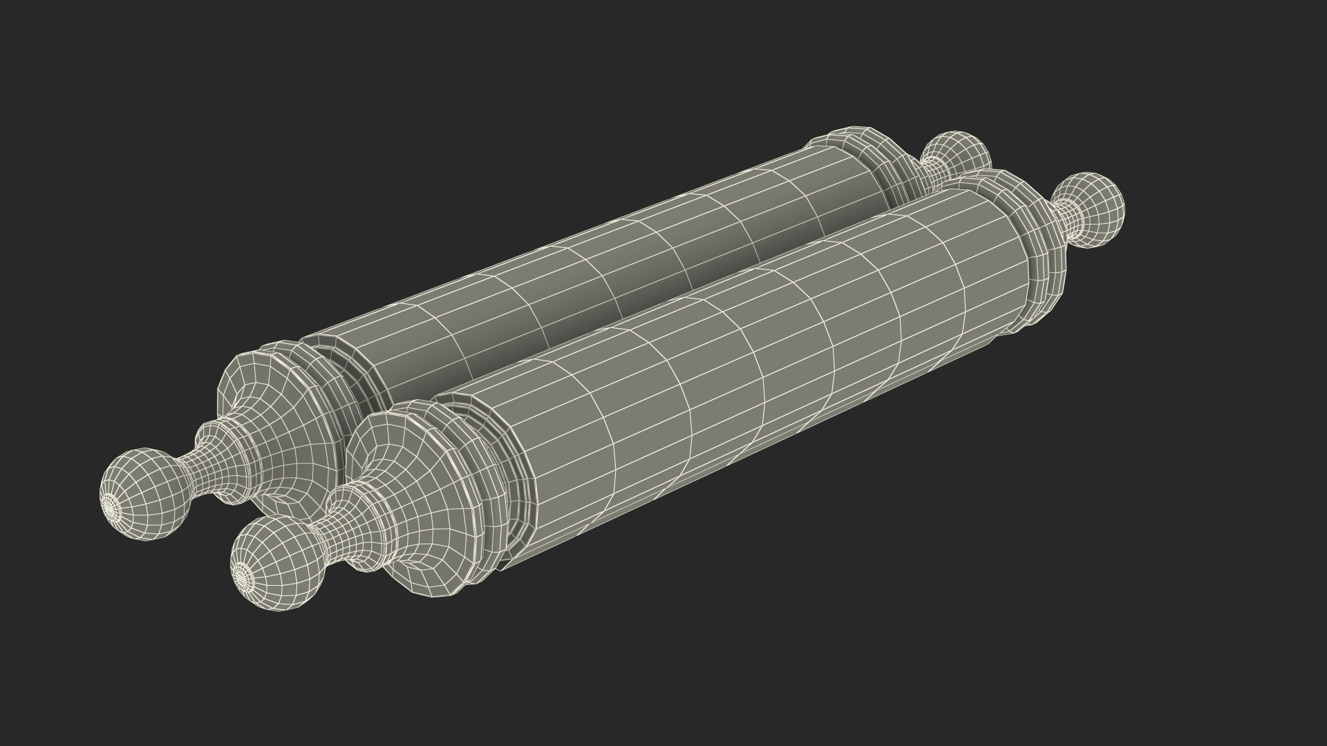 Rolled Up Paper Scroll Old 3D Model - TurboSquid 1781642