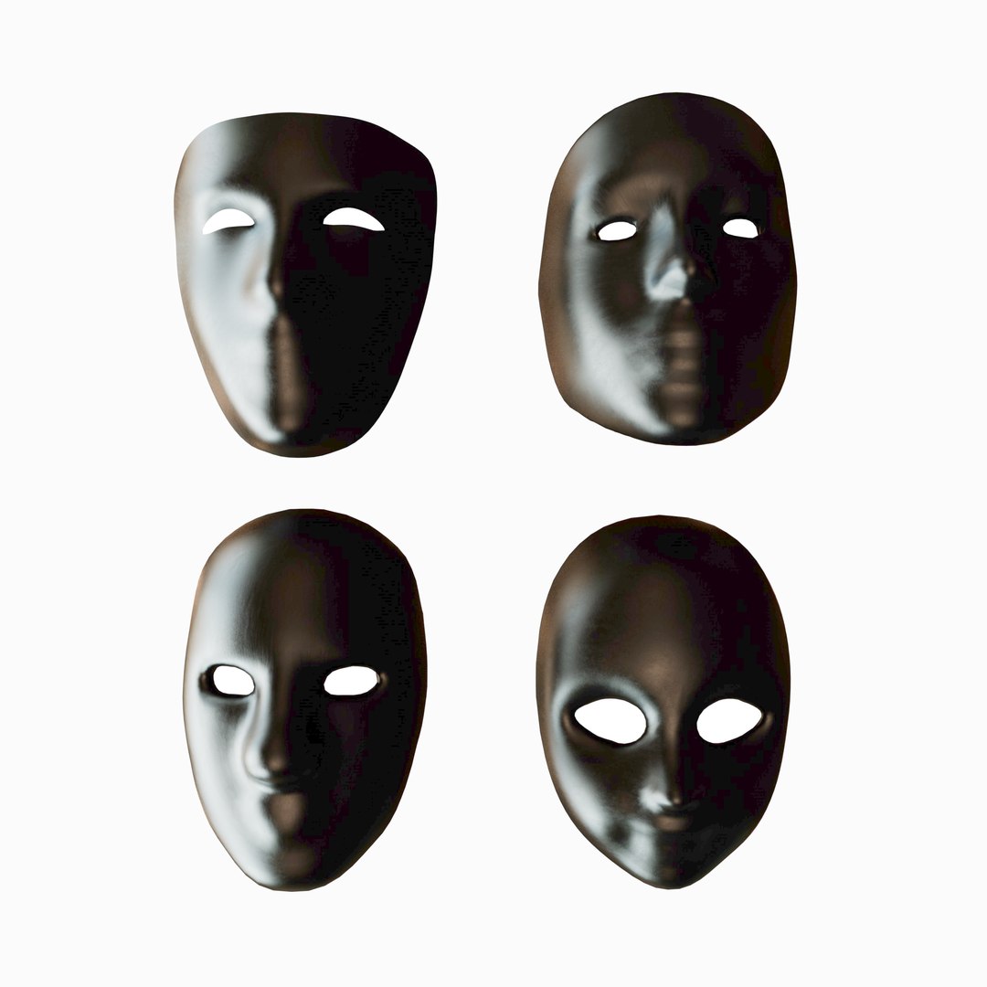 Human Masks Collection Smooth - 3D Assets 3D Model - TurboSquid 1880005