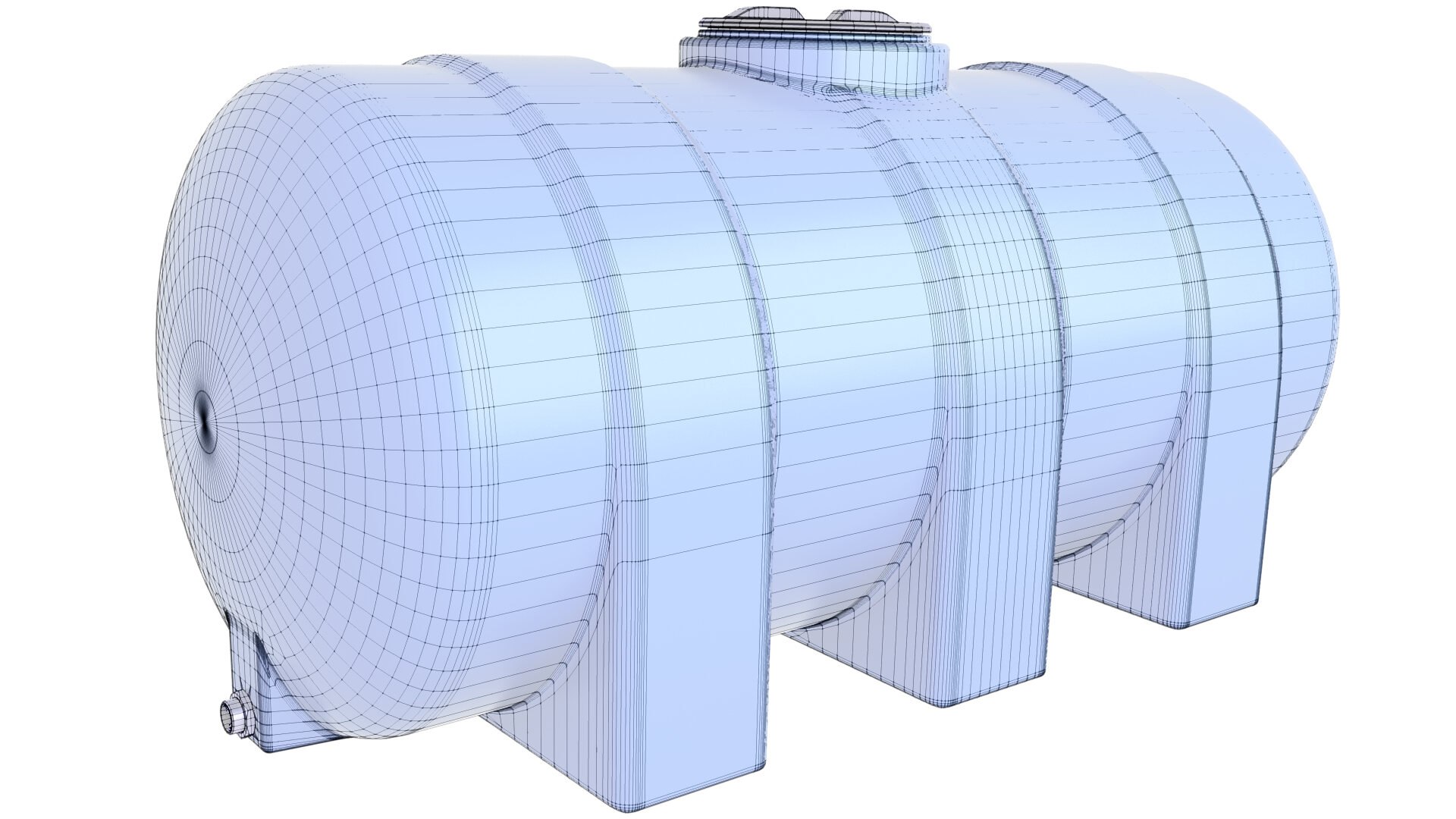 3D Horizontal Water Storage Tank 7 Model - TurboSquid 1761017