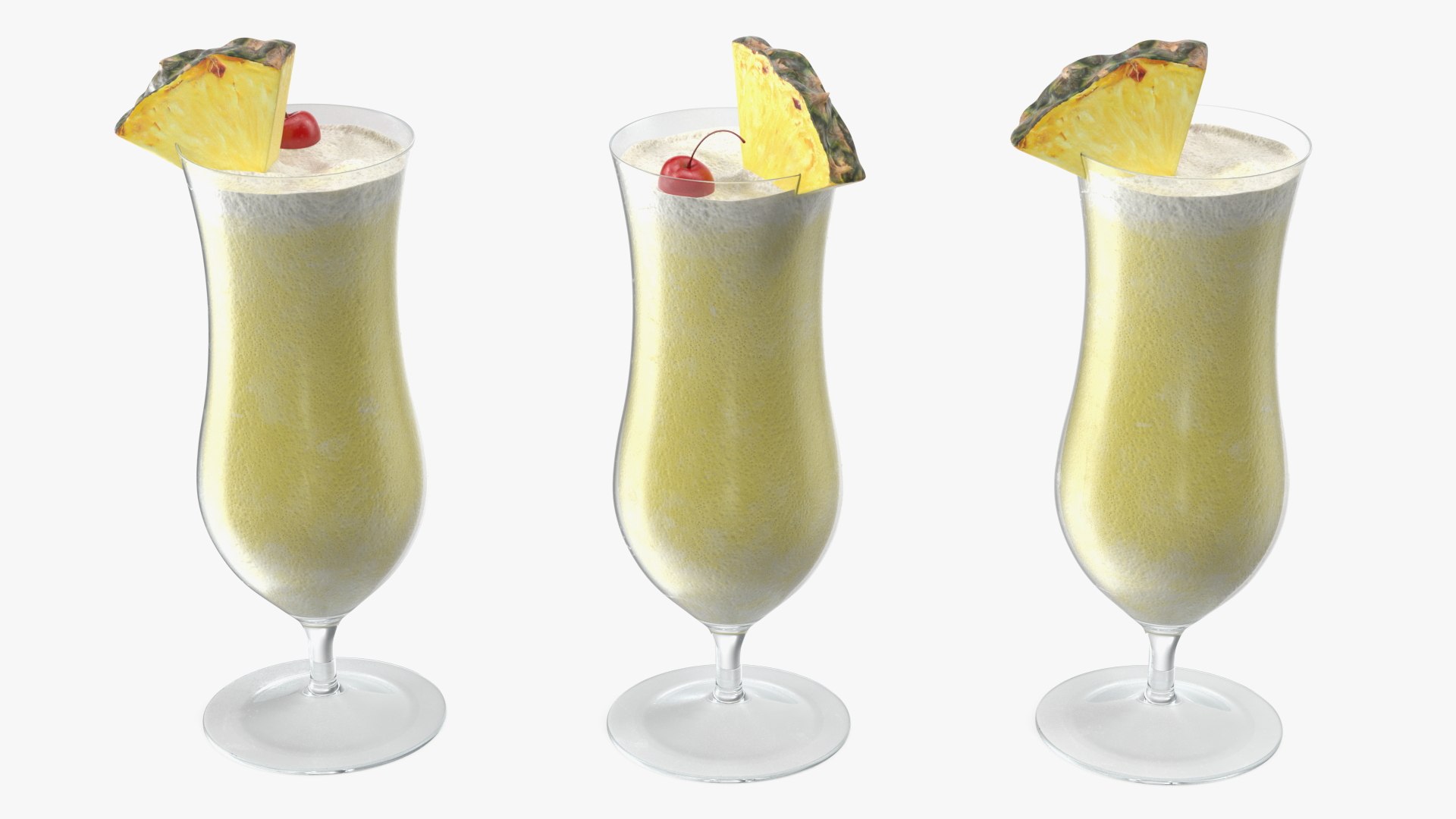 3D Model Cocktail Pina Colada - TurboSquid 2128410