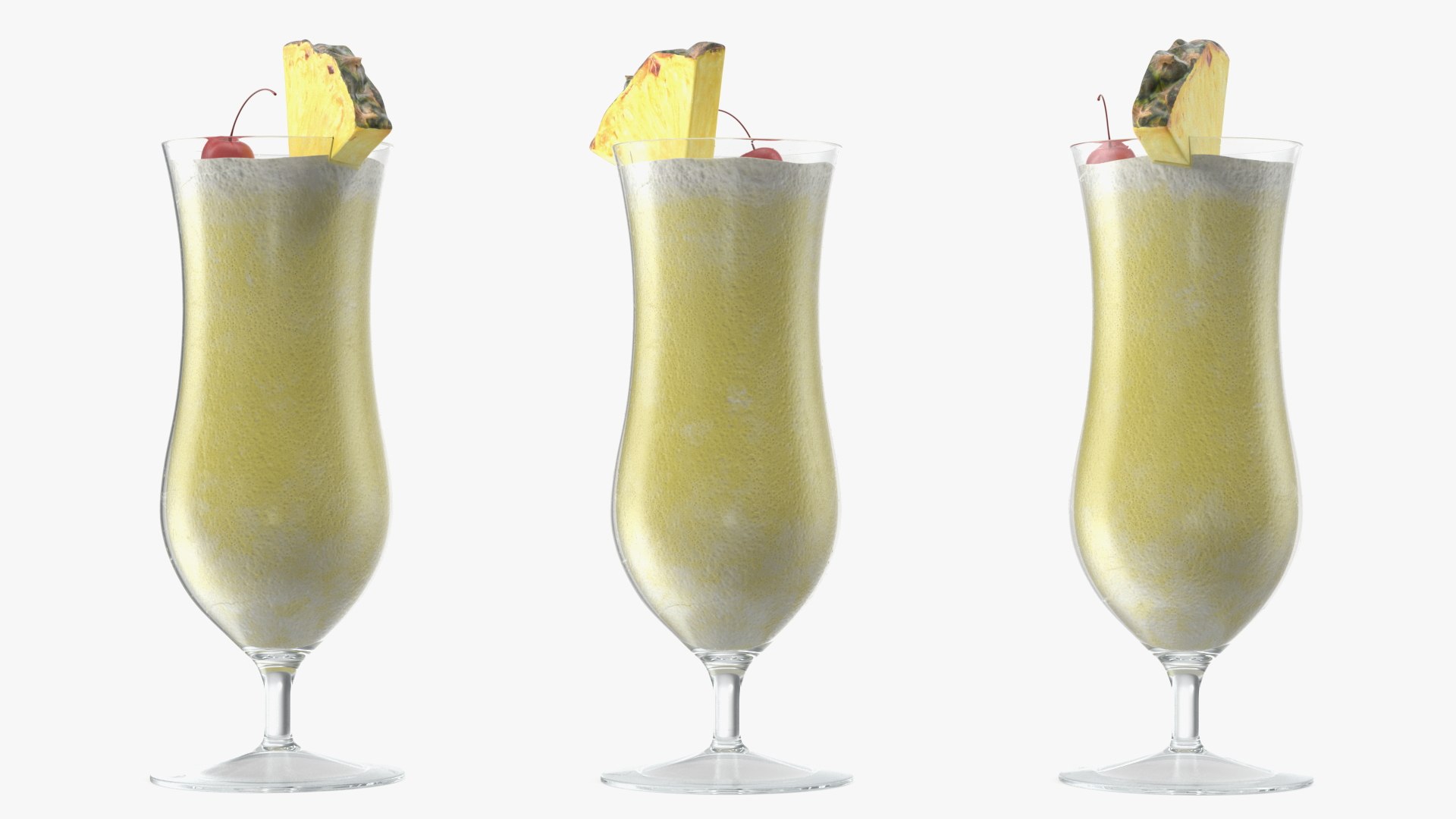 3D Model Cocktail Pina Colada - TurboSquid 2128410