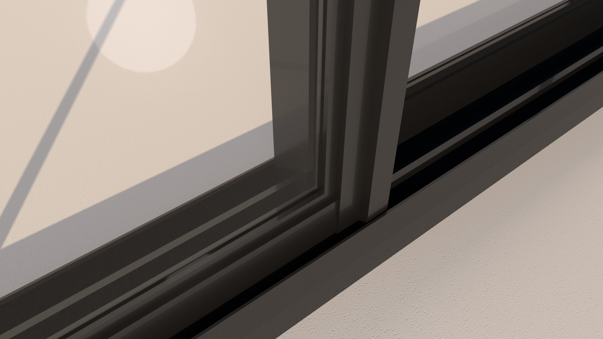 Black Sliding Window - Sketchup Pro 2021 3D - TurboSquid 1826602