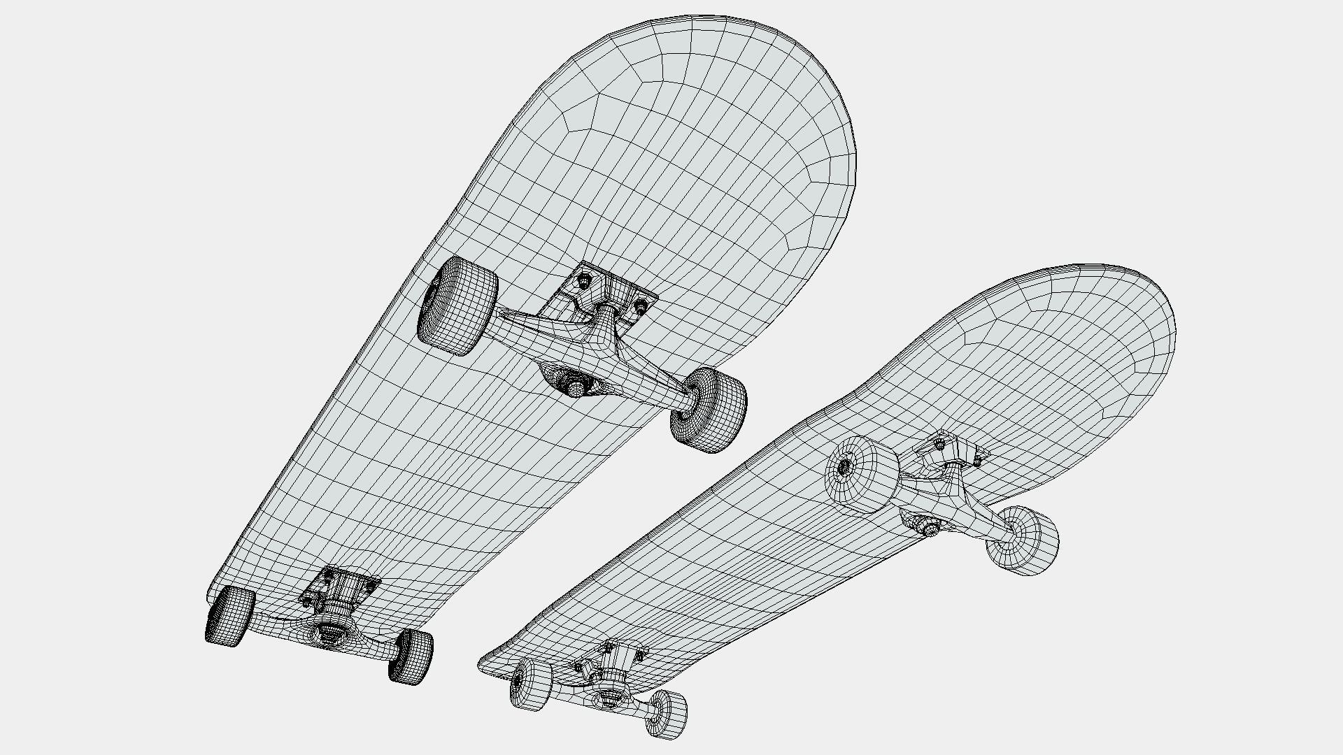 Skateboard And Skate Decks 3D Model - TurboSquid 2153905