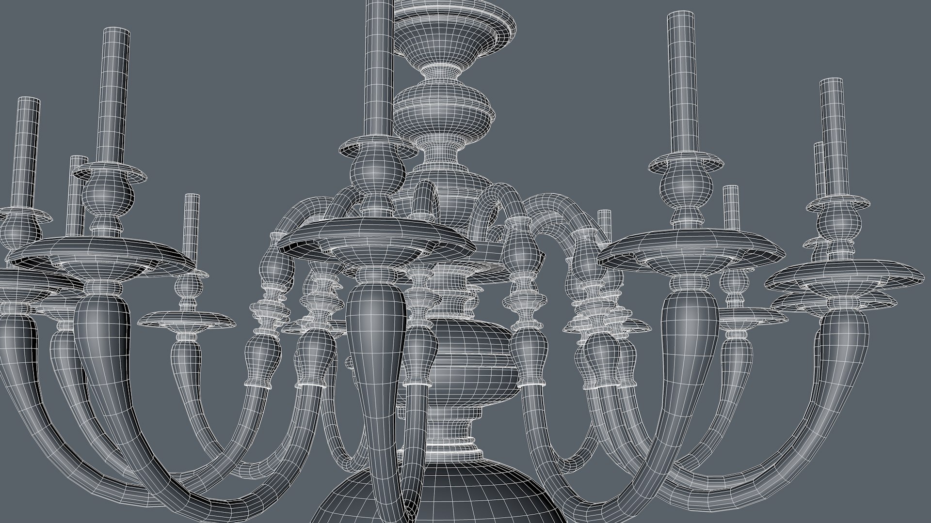 Chandelier Lamp Lighting 3D Model - TurboSquid 1698873