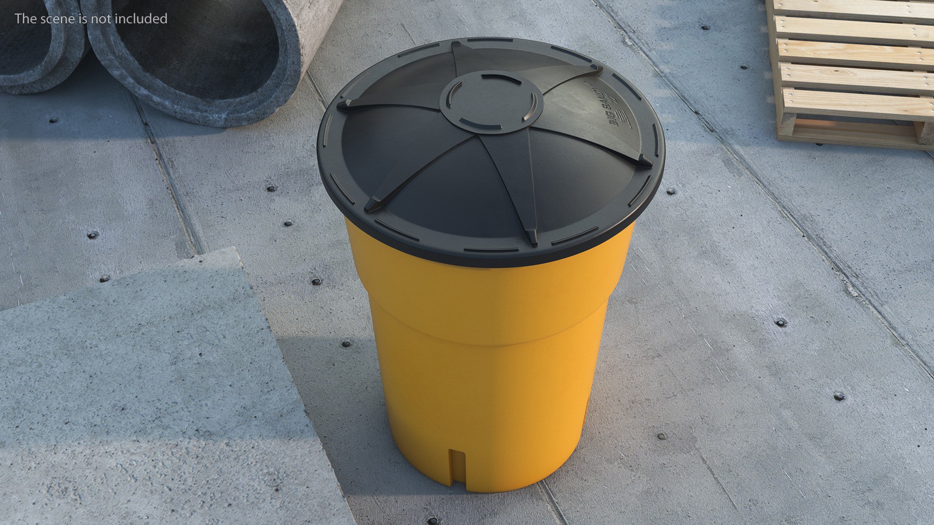 3D Big Sandy Large Sand Barrel - TurboSquid 2226155