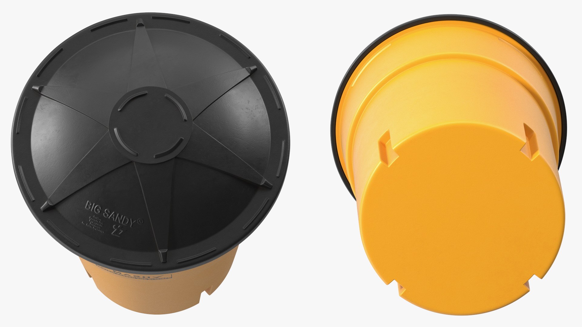 3D Big Sandy Large Sand Barrel - TurboSquid 2226155