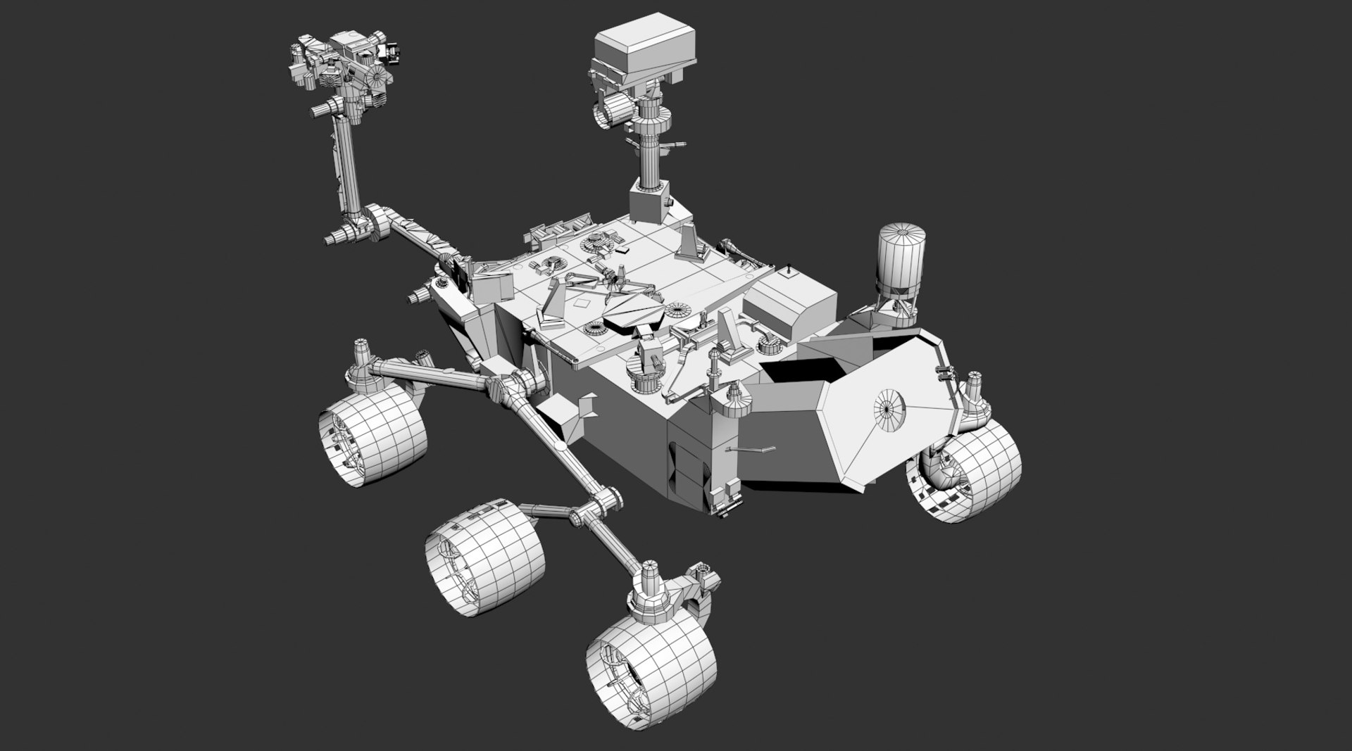 Mars Curiosity Rover 3D Model - TurboSquid 1463990