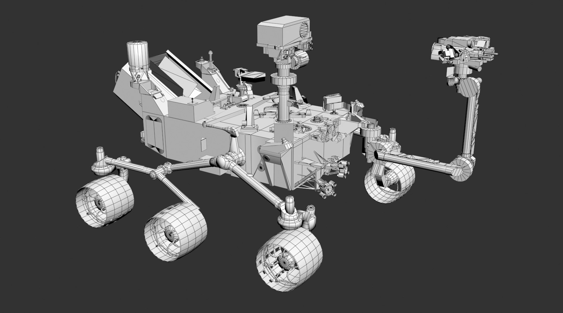 Mars Curiosity Rover 3D Model - TurboSquid 1463990