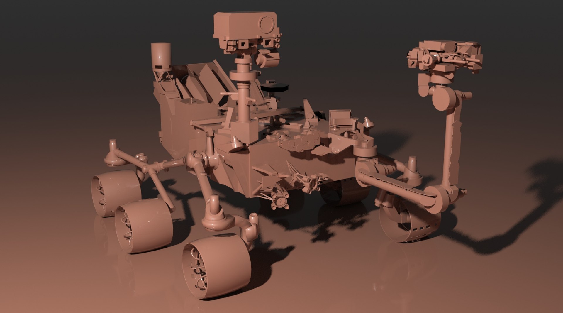 Mars Curiosity Rover 3D Model - TurboSquid 1463990