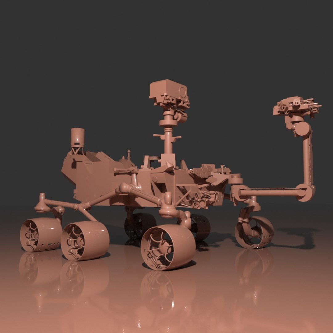 Mars Curiosity Rover 3D Model - TurboSquid 1463990