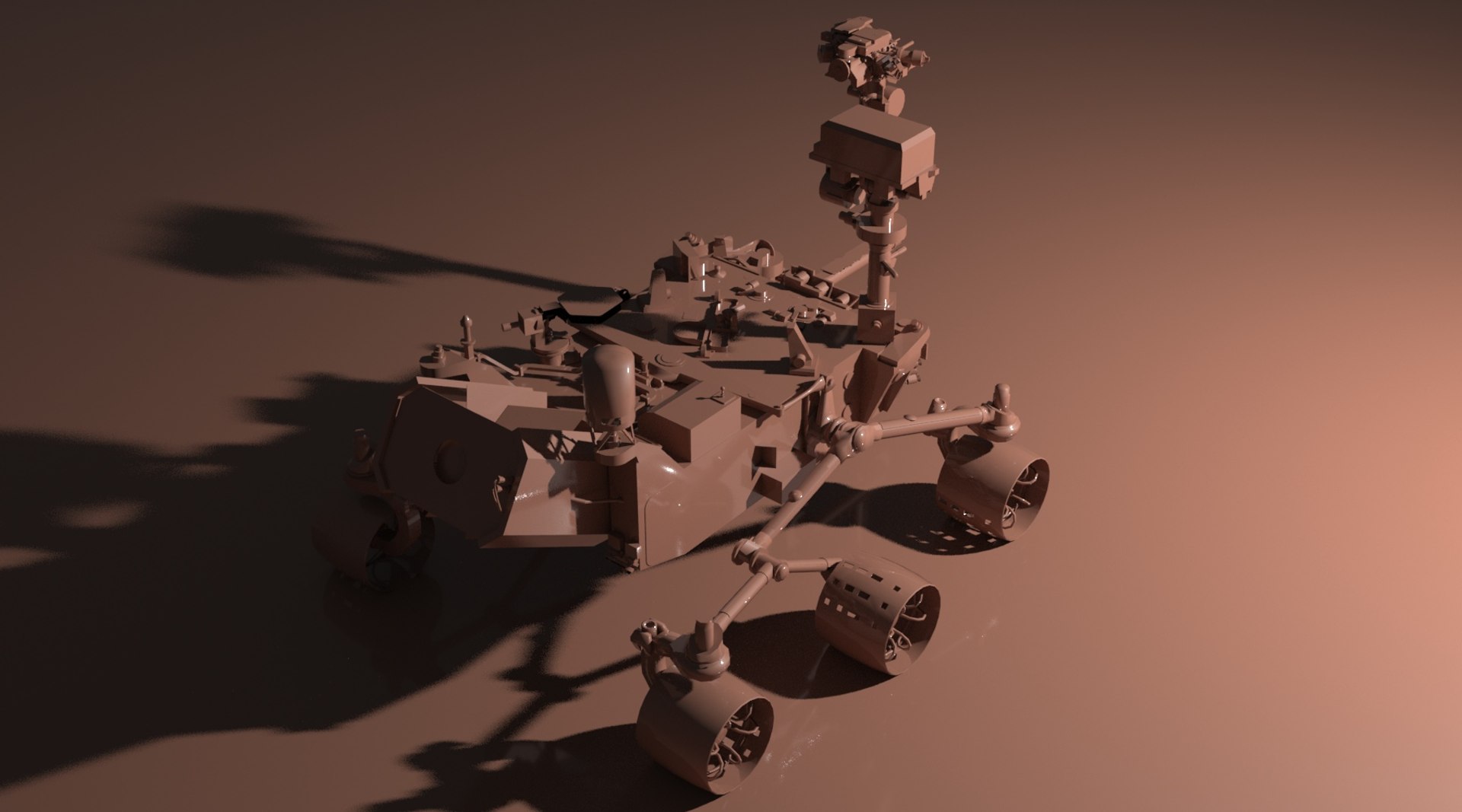 Mars Curiosity Rover 3D Model - TurboSquid 1463990