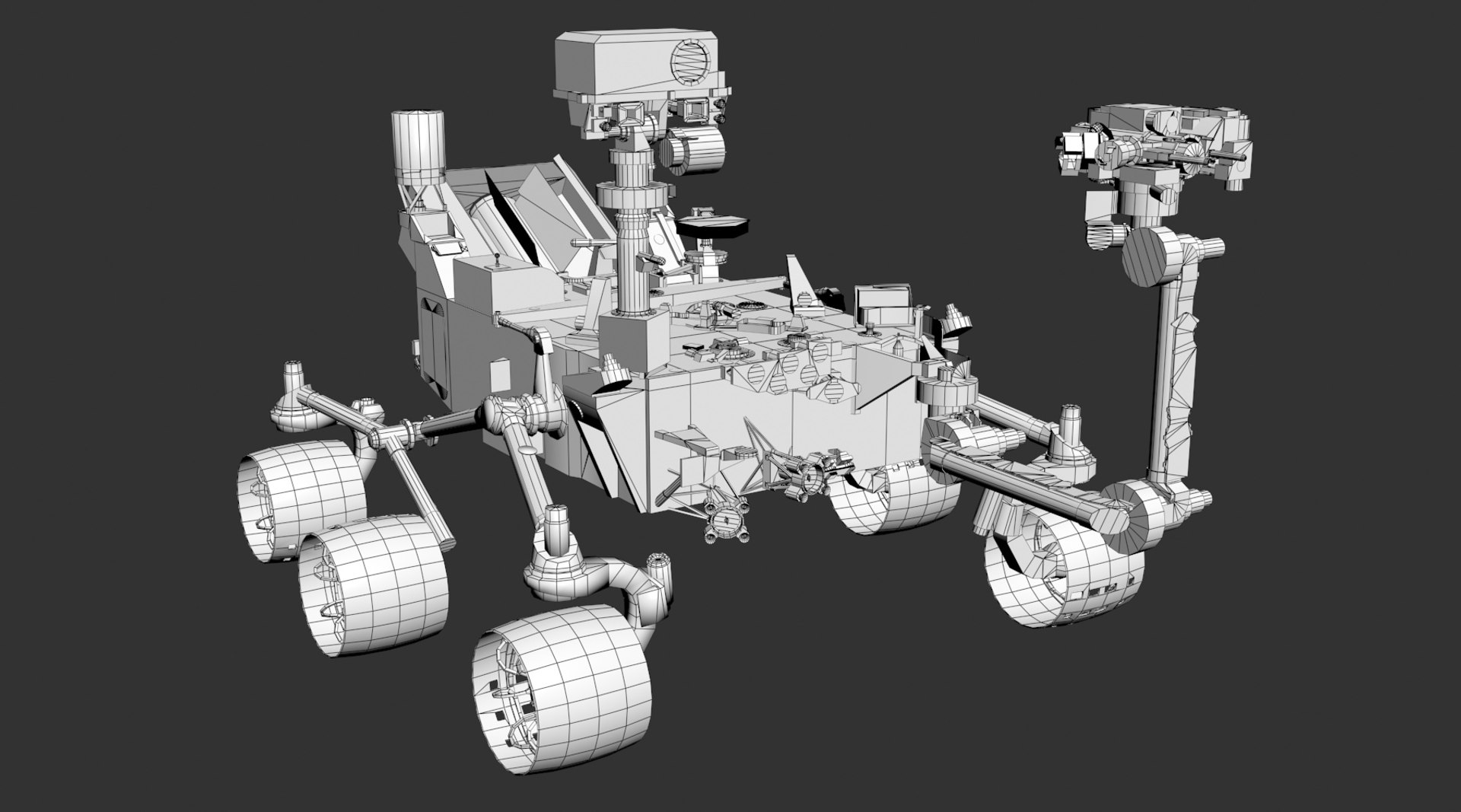 Mars Curiosity Rover 3D Model - TurboSquid 1463990