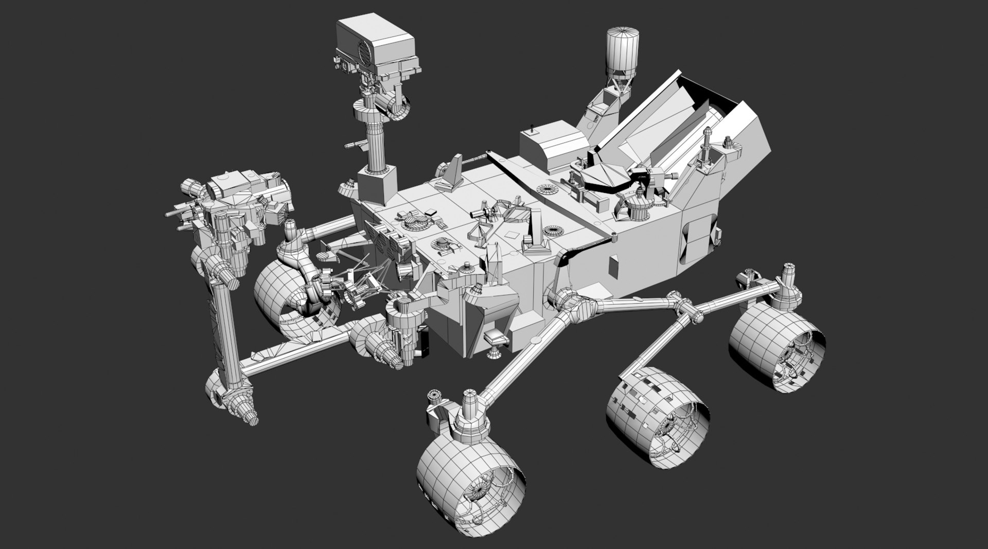 Mars Curiosity Rover 3D Model - TurboSquid 1463990