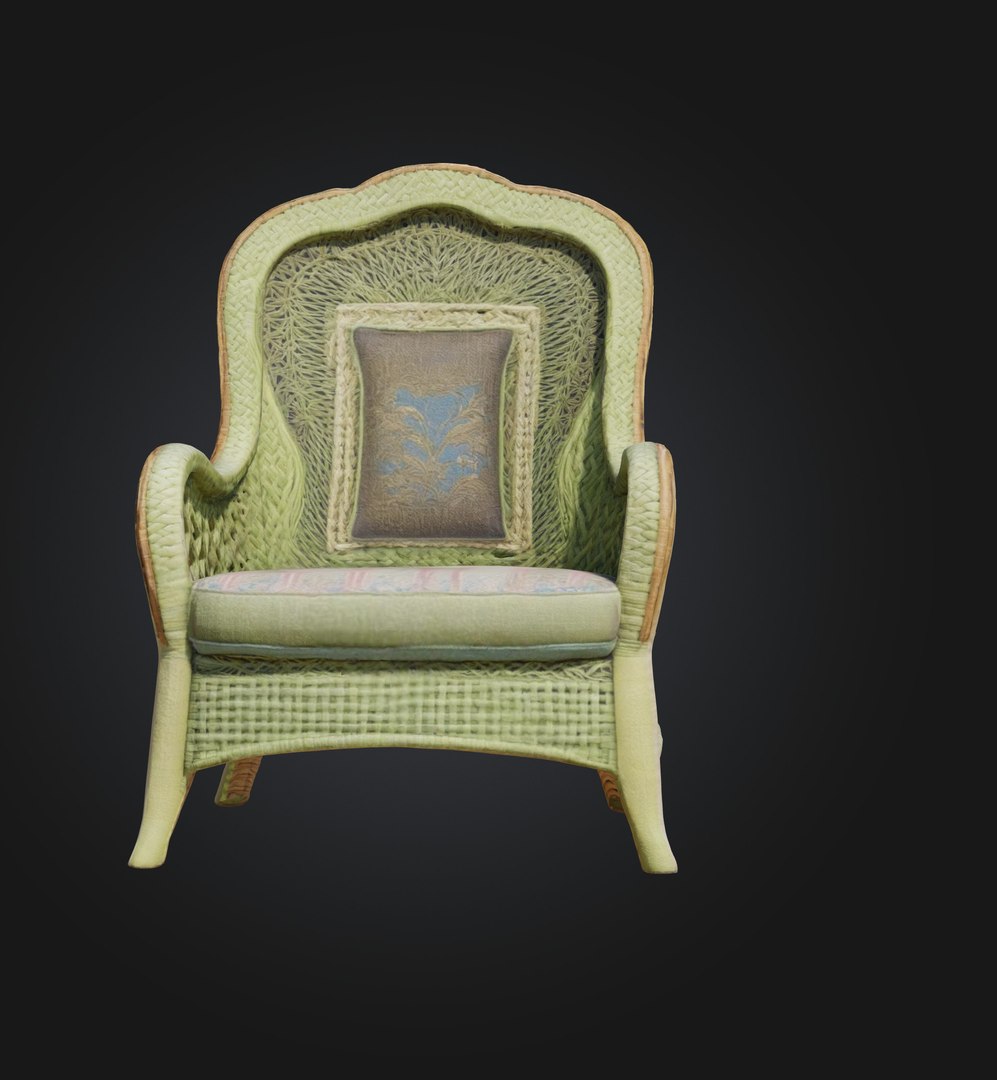 3D Rattan Garden Furniture Model - TurboSquid 2399038