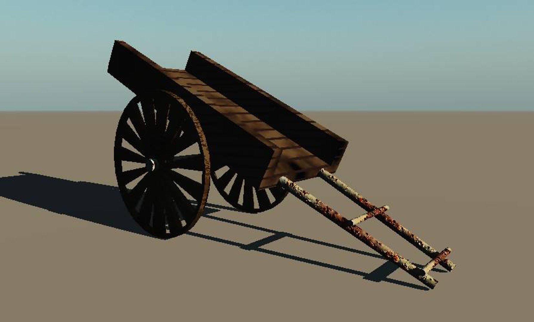 Cart Vue Bailgadi 3d Model