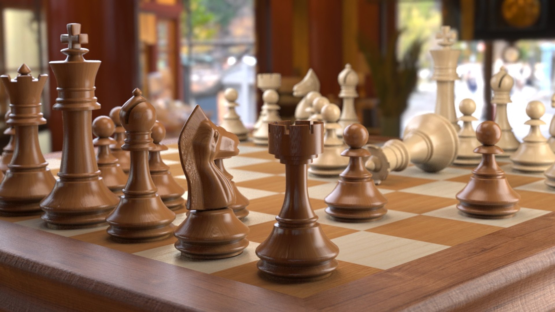 3d Model Chess Set