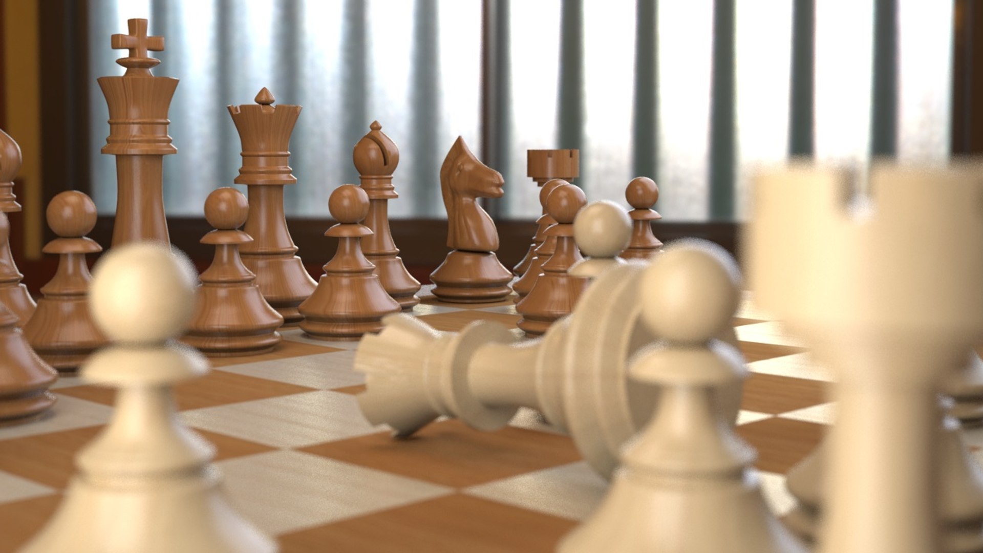 3d Model Chess Set
