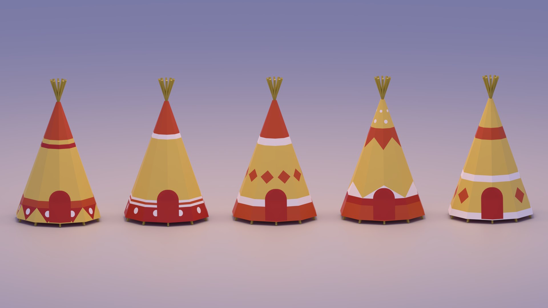 Indian Teepee Pee 3D Model - TurboSquid 1679086