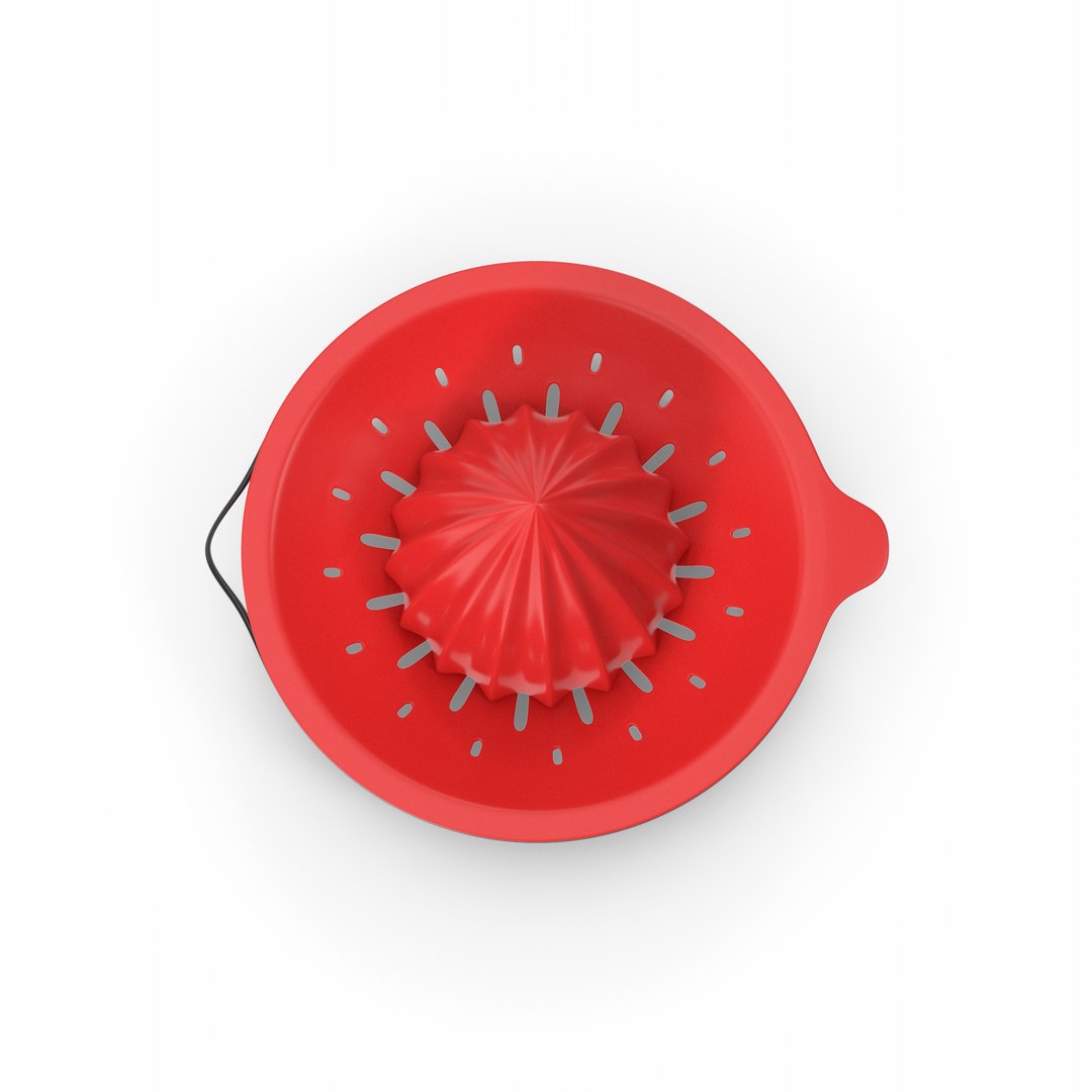 3D Red Citrus Squeezer - TurboSquid 2030498