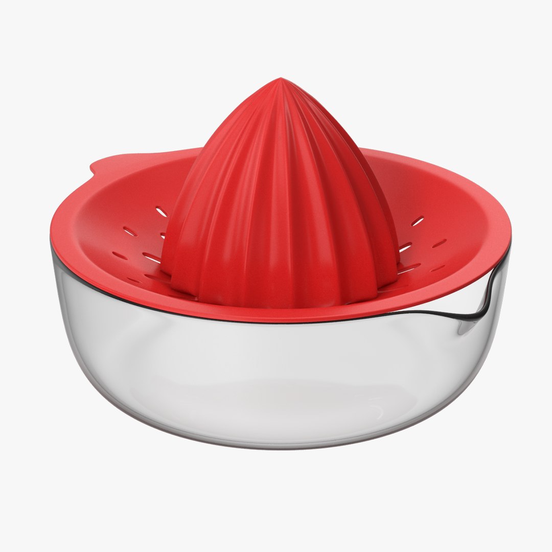 3D Red Citrus Squeezer - TurboSquid 2030498