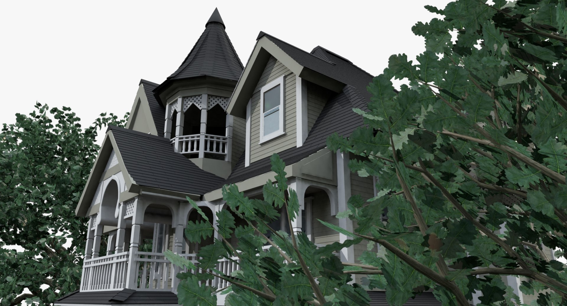 3d Model Victorian House