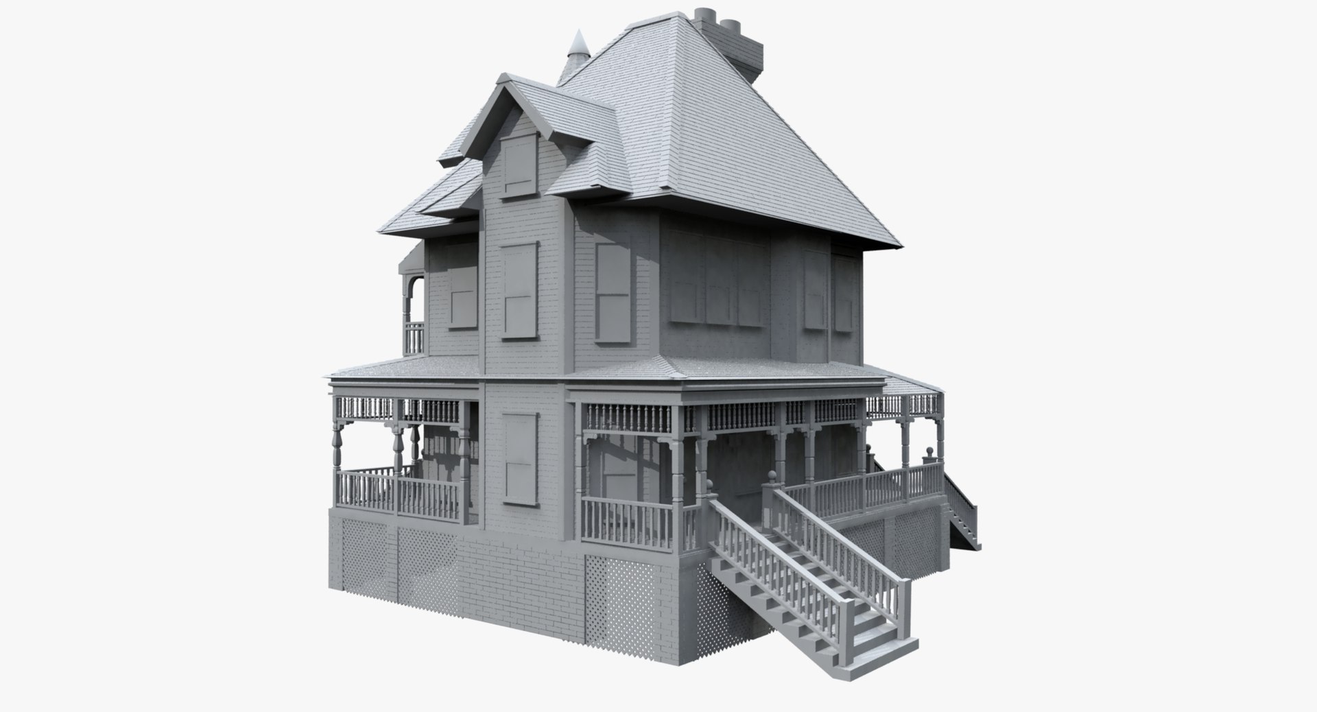 3d Model Victorian House