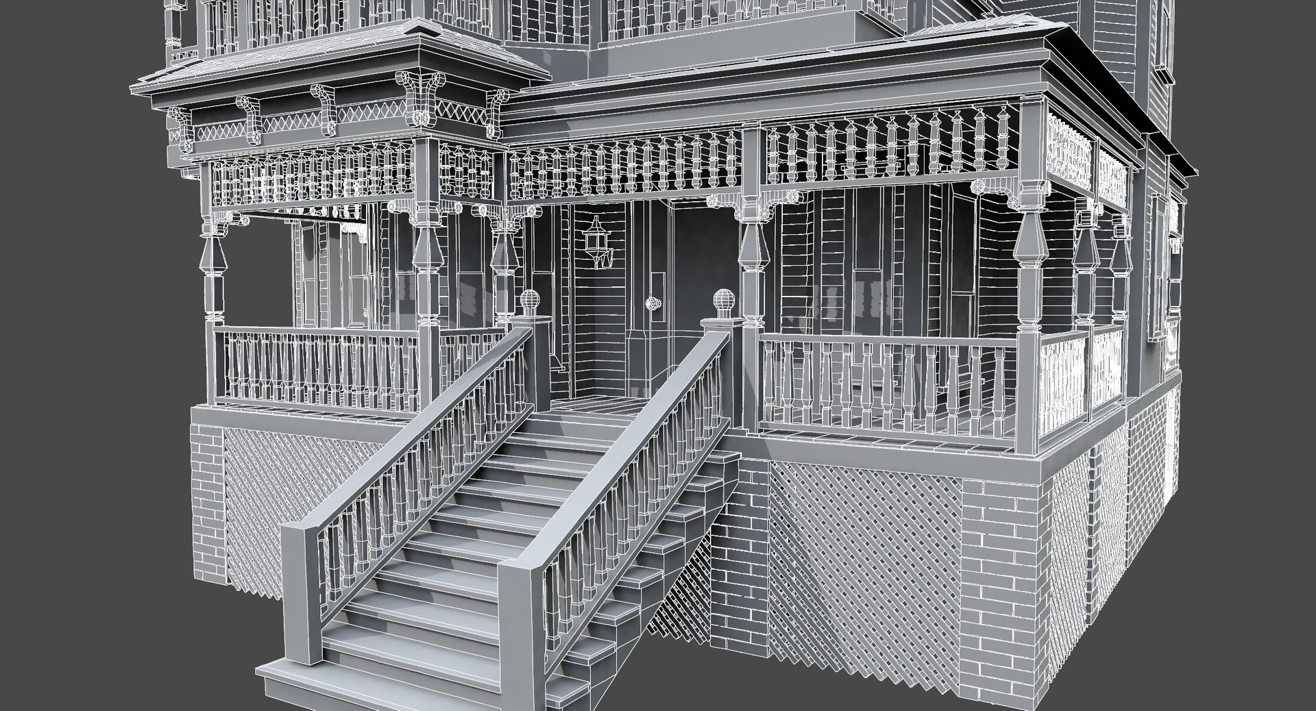 3d Model Victorian House