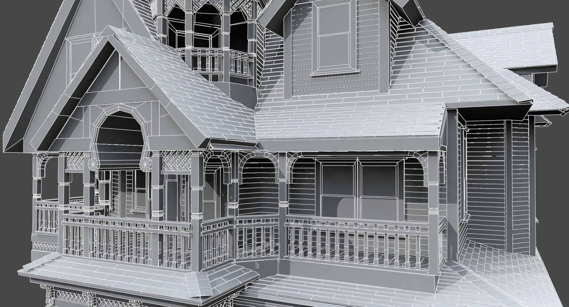 3d Model Victorian House