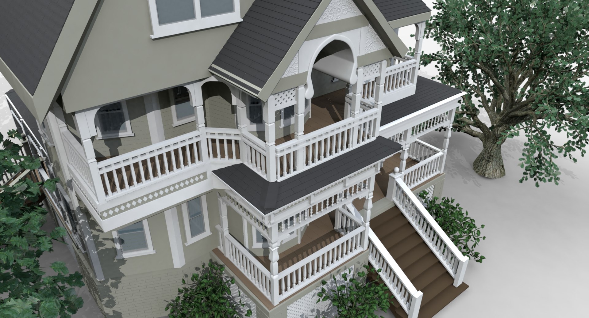 3d Model Victorian House