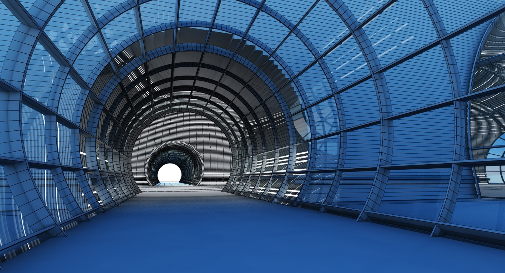Large Architectural Interior Structure Max