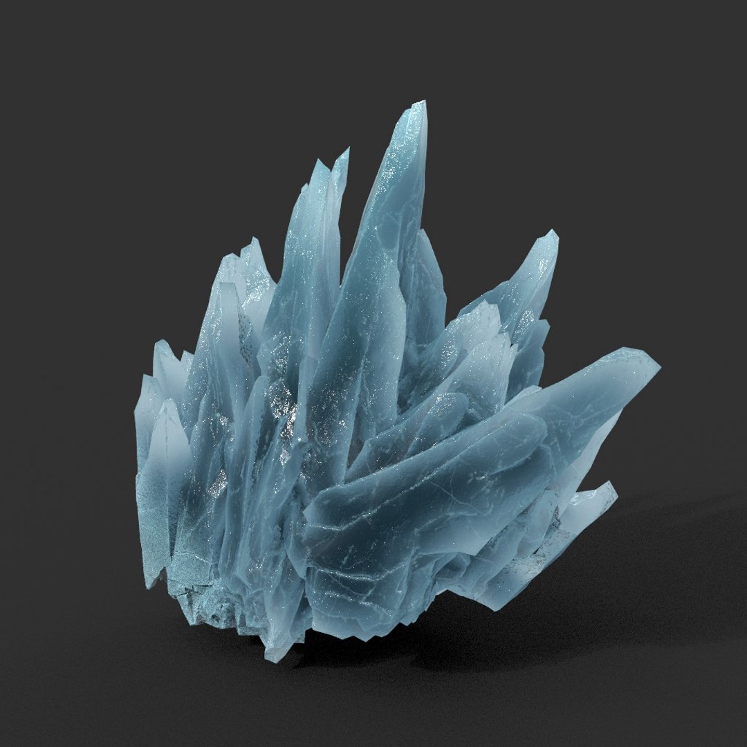 8 Low Poly PBR Scifi Spiky Ice 3D - TurboSquid 2163161