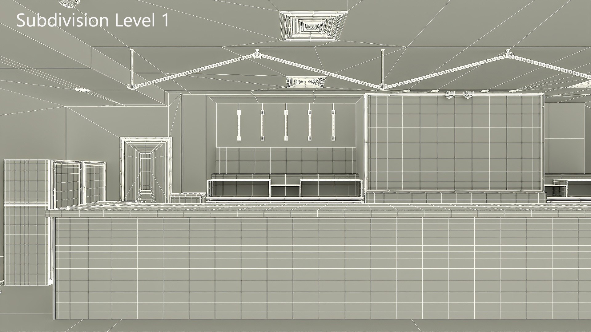 3D Model Empty Bar Space - TurboSquid 2306882