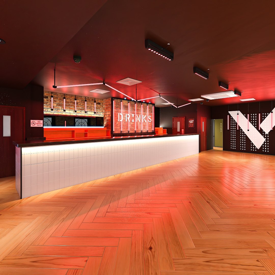 3D Model Empty Bar Space - TurboSquid 2306882