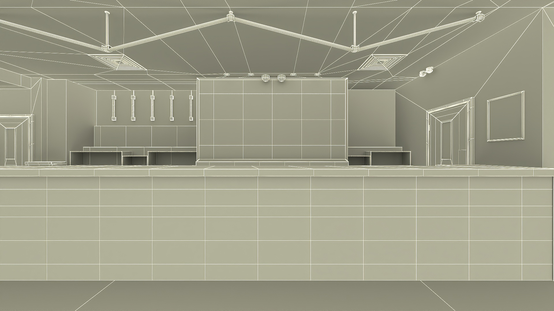 3D Model Empty Bar Space - TurboSquid 2306882