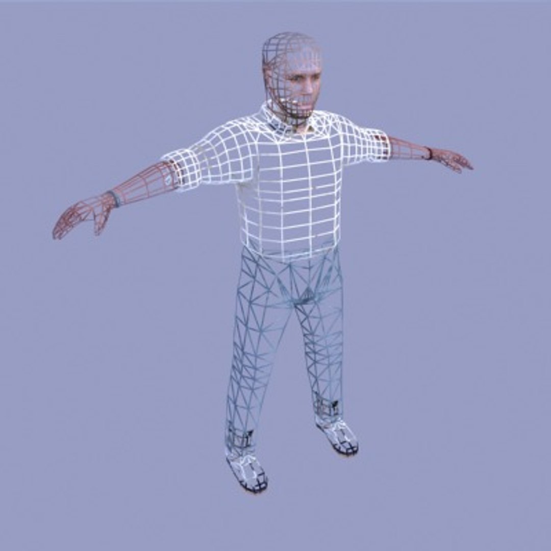 3d Human Rigged Model