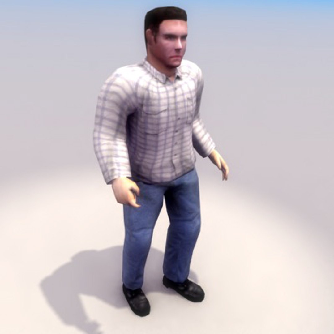 3d Human Rigged Model