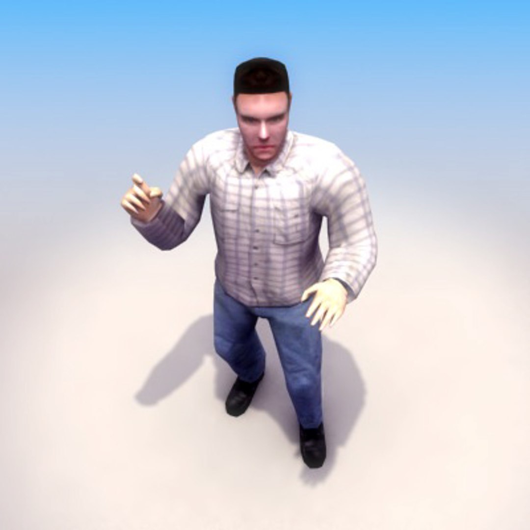 3d Human Rigged Model