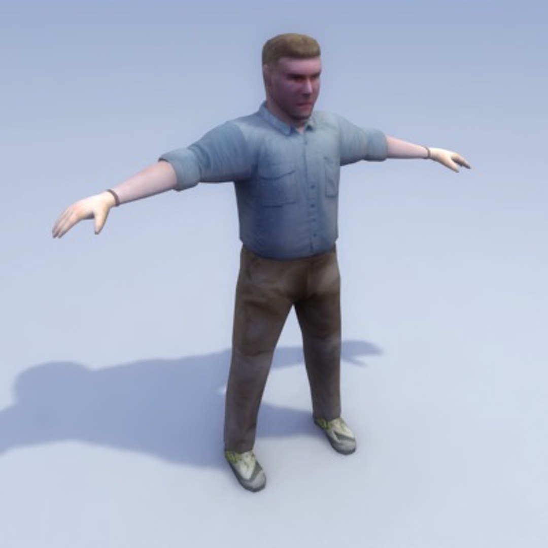 3d Human Rigged Model
