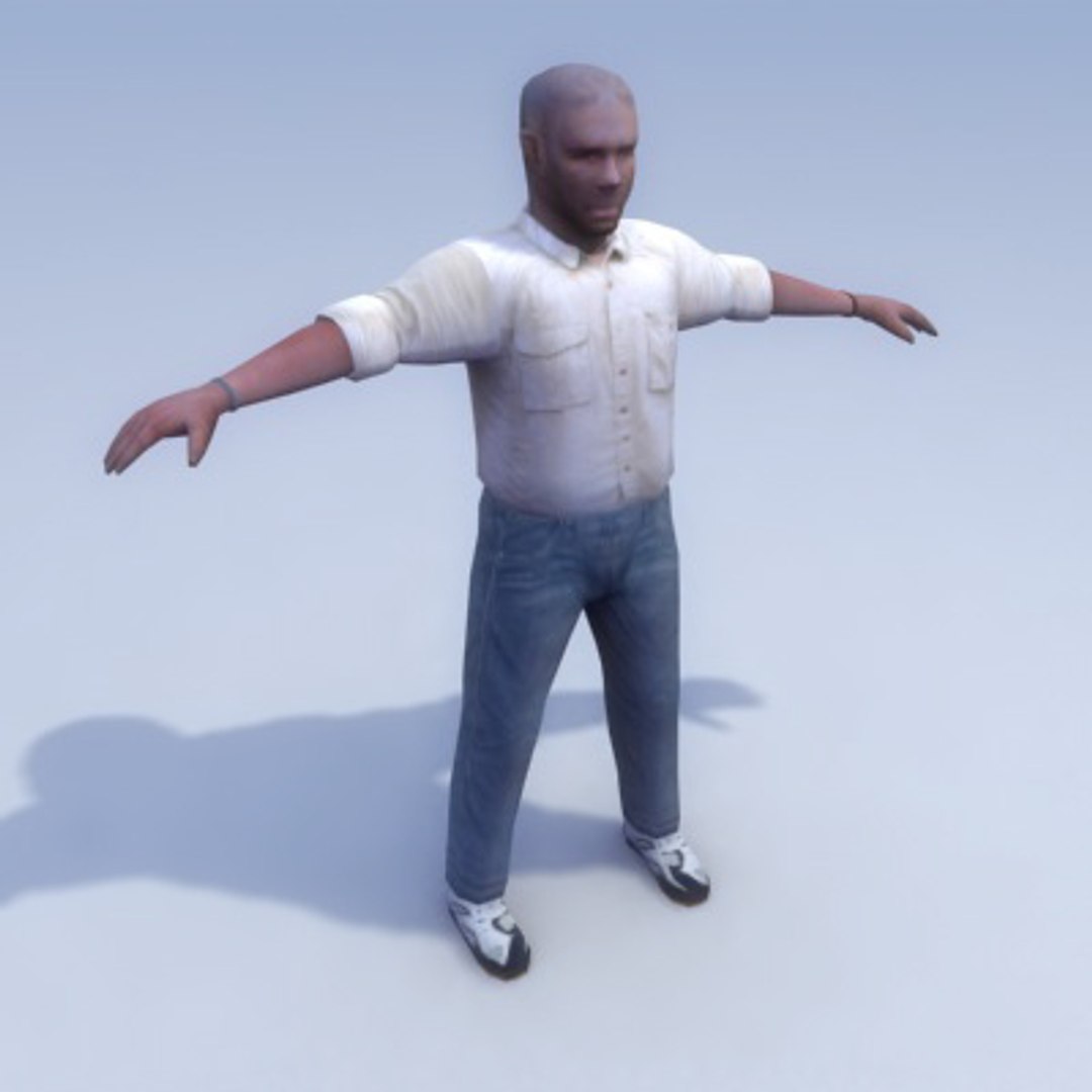 3d Human Rigged Model