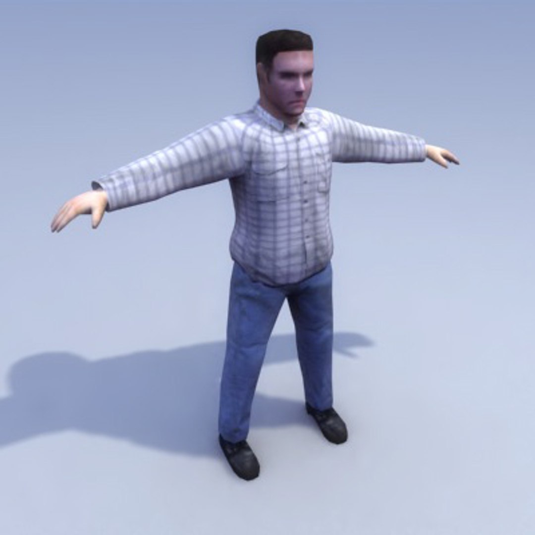 3d Human Rigged Model
