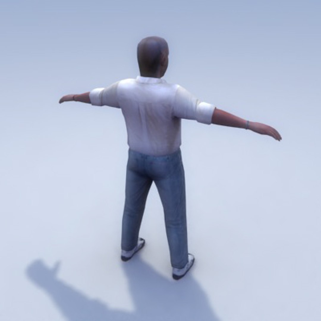 3d Human Rigged Model