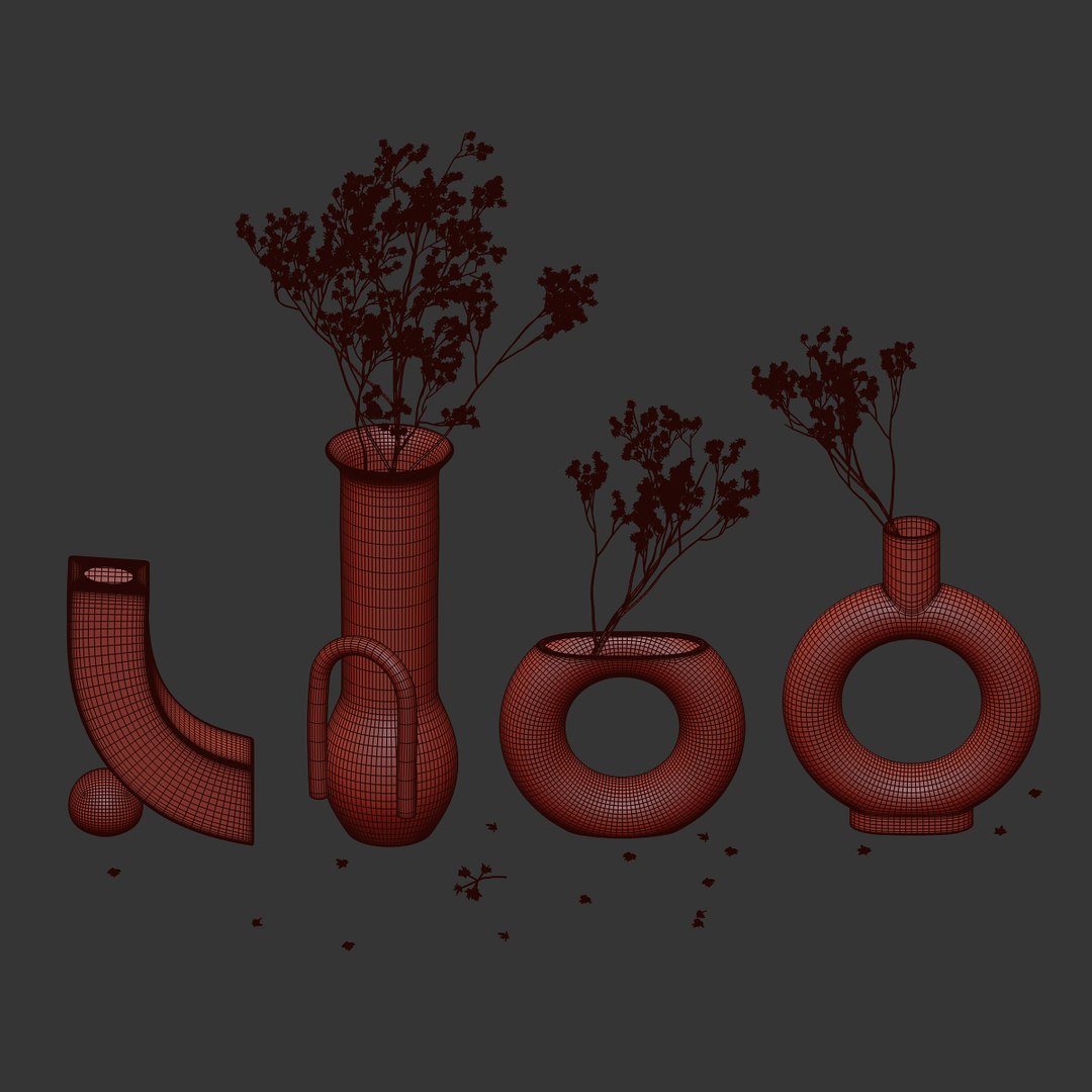 Dry Flowers 8 3D Model - TurboSquid 1809754