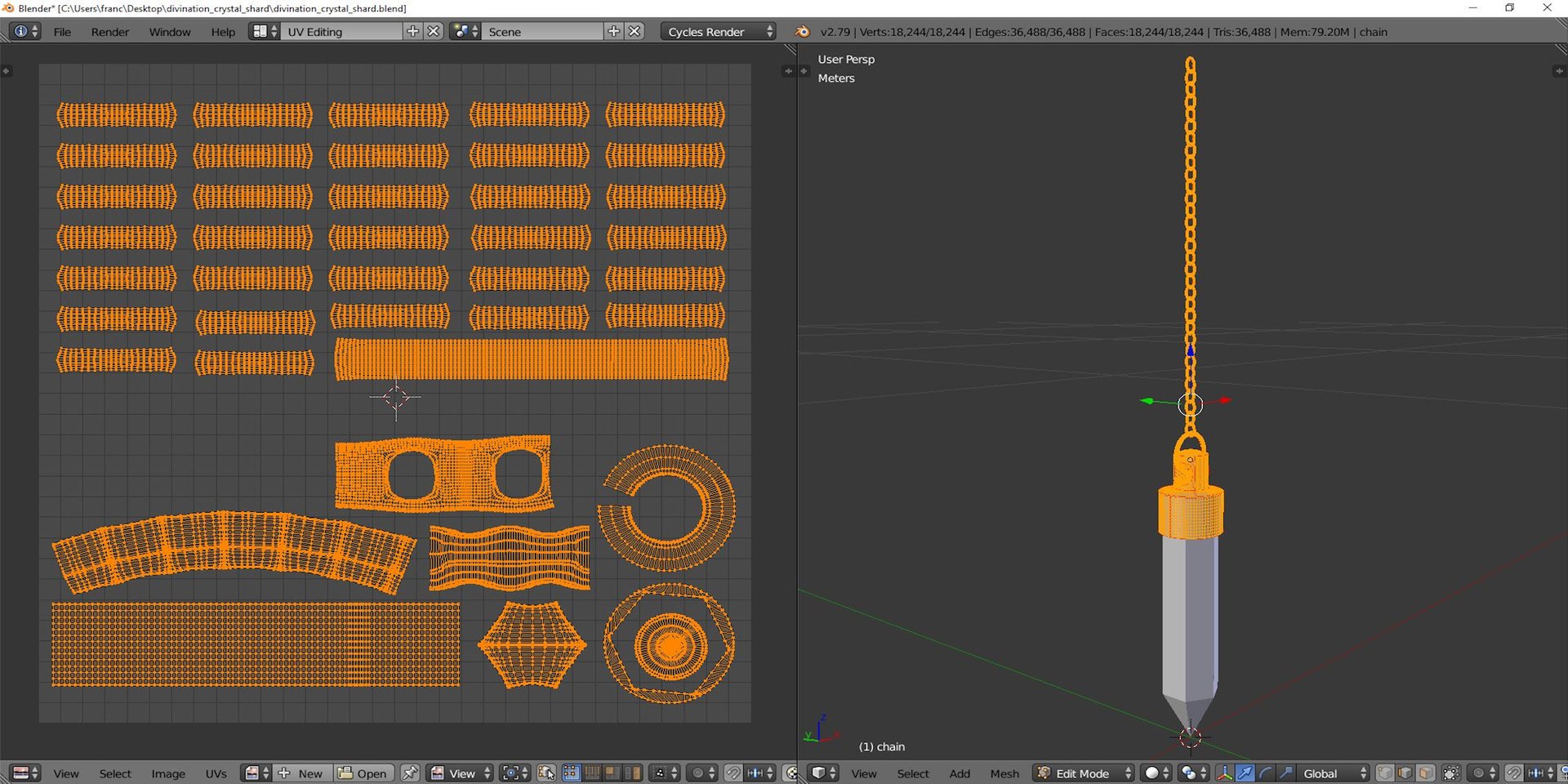3D Model Divination Crystal Shard - TurboSquid 1675667