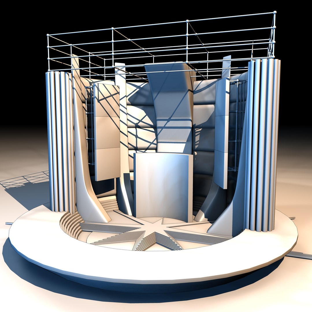 Concert Stage 3d Model