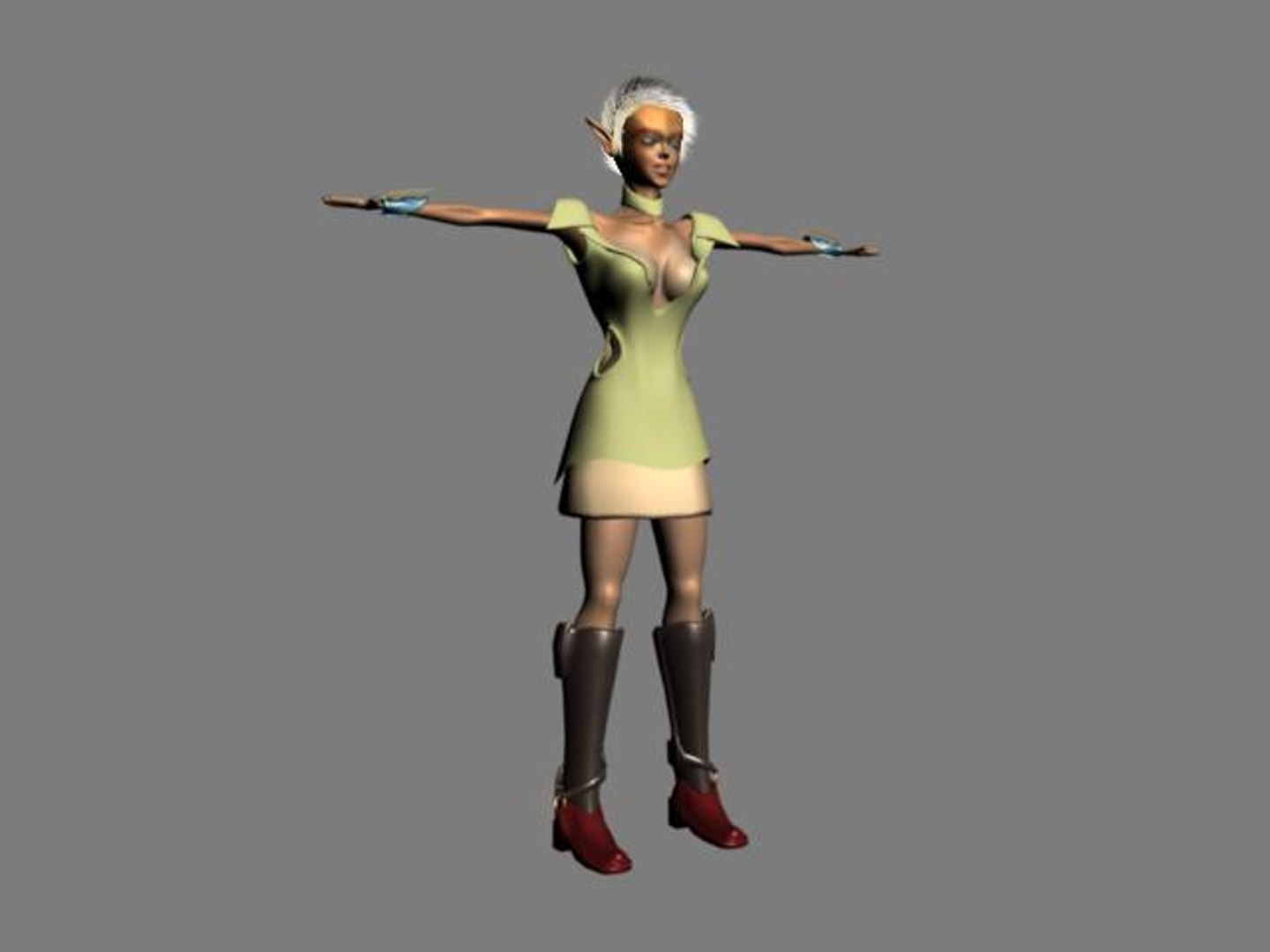 Fantasy Character Viola 3d Model