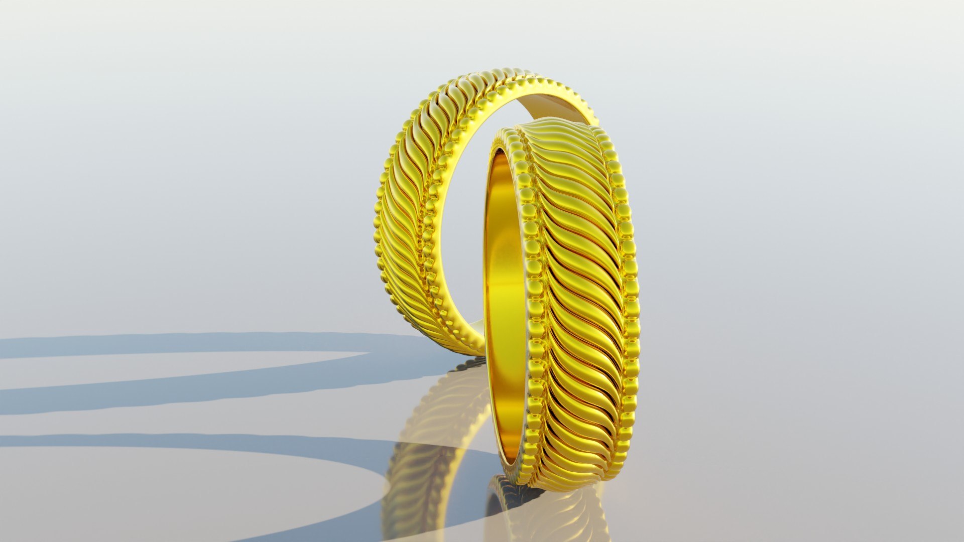 3D Model Men Gold Ring - TurboSquid 2377794
